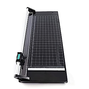 Manual Heavy Duty 36 Inch Rolling Cutter Precision Rotary Paper Trimmer for Photo Paper, Film, Art Paper Jam, Office Paper, Thin Plastic Soft Board, PVC,Cutting Table,Professional Rolling Trimmer