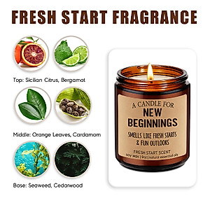 GSPY Candles, New Beginnings Gifts for Women, Men - New Job Gifts, Divorce Gifts, Breakup Gifts, New Year Gifts - Funny New Home, Congratulations, Going Away, Christmas, New Relationship Gifts