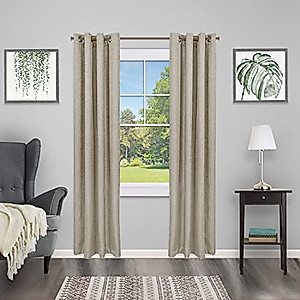 INTERIOR LIVING AZ71836US End Curtain Rod, 28-48", Chocolate Brown