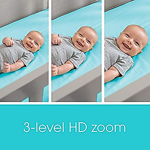Summer Pure HD 4.5” Color Video Baby Monitor – 3-Level Digital Zoom Baby Monitor with 12x More Pixels – Features Digital Image Steering, Night Vision, Lullabies, White Noise, Temp Display, and More