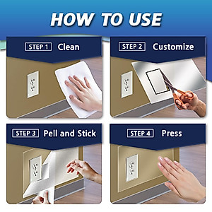 HA SHI Wall Protector Sheets Roll 12Inch x 16.4FT, Clear Wall Protector Film Stickers Self-Adhesive, Easily Removable, Durable Protective Film for Kitchen & Office