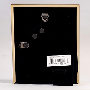 Lawrence Frames 4x5 Gold Metal Classic Bevel Picture Frame
