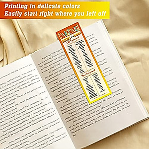 Pack of 60 Books of The Bible Bookmarks Christian Inspirational Bible Bookmark Religious Bookmarks for Readers, Kids, Teens, Men or Women Home Classroom Office Supplies, 2 x 6.5 Inches