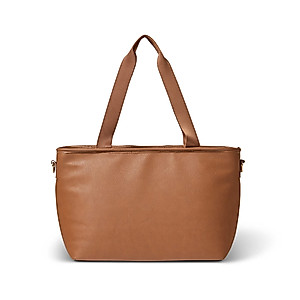 Igloo Cognac 24-Can Luxe Tote Modern Sleek SoftSided Bag