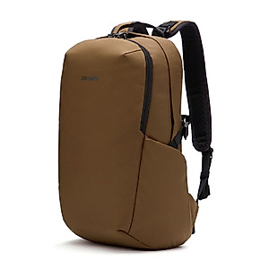 Pacsafe Vibe 25 Liter Travel Anti Theft Pack - Fits 13 inch Laptop, Tan
