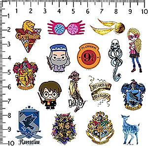 Harry Potter Stickers Die Cut Vinyl Sticker Variety Pack - Laptop, Water Bottle, Scrapbooking, Tablet, Skateboard, Indoor/Outdoor - Set of 50