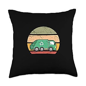 Garbage Man – Recycling Trash Garbage Truck Garbage Lover Throw Pillow