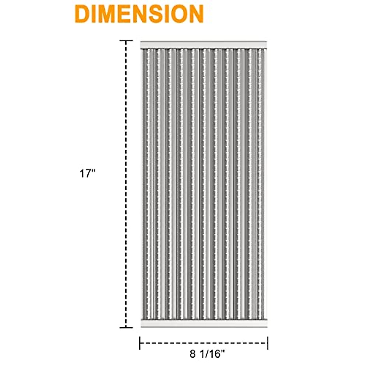 Emitter Plates for Charbroil Infrared Grill Parts 463242515 463367016 463242516 466242515 466242615 463243016 463367516 466242516 466242616 463346017, Stainless Steel Parts for Charbroil Commercial
