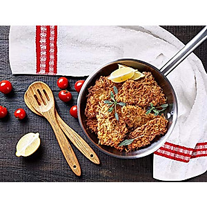 Utopia Towels 12 Pack Kitchen Towels, 15 x 25 Inches Cotton Dish Towels, Tea Towels and Bar Towels (Red)