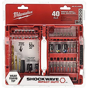 Milwaukee Electric Tool 48-32-4006 Shockwave Bit Set (40 Piece)