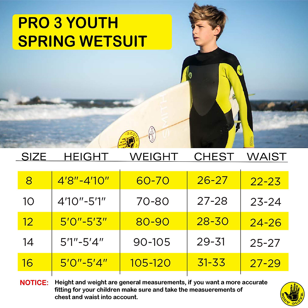 Body Glove Junior's Pro 3 Spring Wetsuit (Size 12) - Kids Suit Boys & Girls Swim Wear Short Sleeve Neoprene Open Water Thermal Short Pants Legs One Piece Childrens Bodysuit, Royal/Silver (9167J-12-RED)