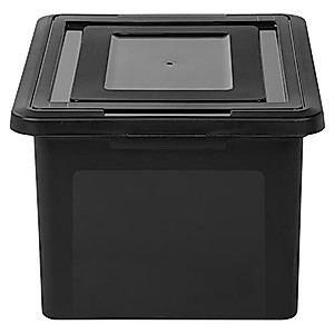 Office Depot® Brand Letter And Legal File Tote, 18"L x 14 1/4"W x 10 7/8"H, 30% Recycled, Black