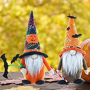 ROGENA Halloween Gnomes Halloween Gnome Halloween Home Decor Halloween Indoor Decorations Halloween Decorations