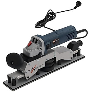 Electric flexible orbital sander Flexisander FS40070E 110 V, 15 3/4 x 2 3/4 in, sands curved surfaces, fastening system with dust extraction, vehicle body repairers, shipbuilders, composite, wood