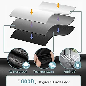 SHINESTAR Griddle Cover for Blackstone 22 Inch 17 Inch Griddle, Royal Gourmet PD1301S / PD1202R and More Table Top Griddles, Heavy Duty& Waterproof