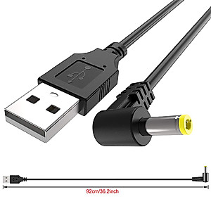 2 Packs USB DC Cables for Panasonic K2GHYYS00002 HD Camcorder, Ideal Power Supply Replacement Charger Charging Cords for HC-V180K HC-V380K HC-V770 HC-VX870 HC-WX970 HC-WXF991