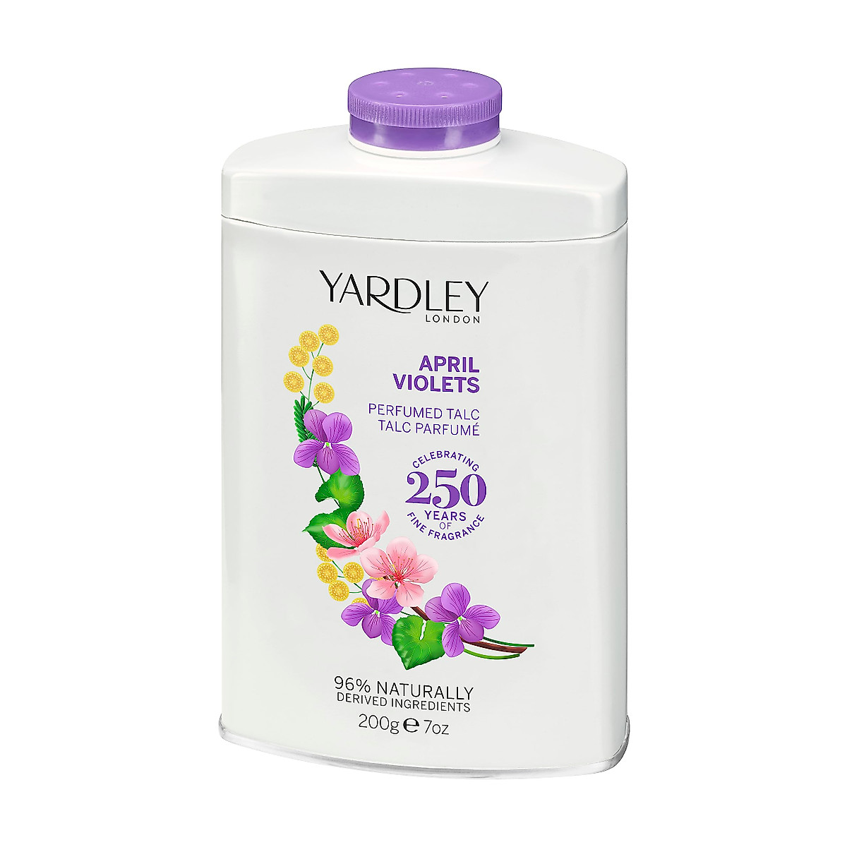 Yardley London April Violets Perfumed Talc 7 oz