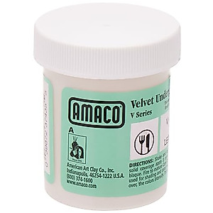 AMACO Velvet Underglaze, 2 oz Jar, White
