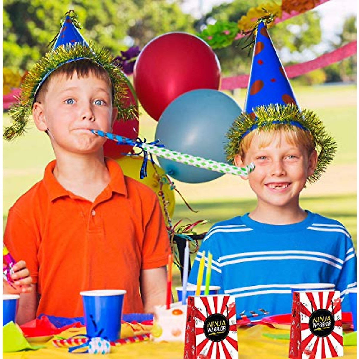 LARZN - Celebrate With an Impression Premium Ninja Party Bags, Party Favor Bags, New, Treat Bags, Gift Bags, Goody Bags, Party Favors, Party Supplies, Decorations, 12 Pack