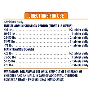 Pro-Sense Advanced Strength for Dogs Glucosamine Chew Tablets 120 ct