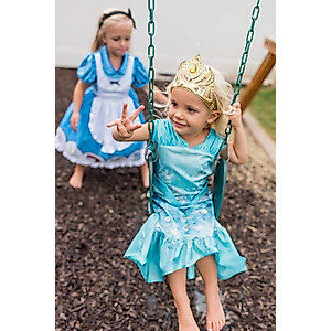 Little Adventures Mermaid Dress Up Costume for Girls (X-Large 7-9) - Machine Washable Child Pretend Play and Party Dress with No Glitter