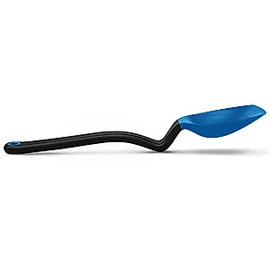 Dreamfarm Supoon | Non-Stick Silicone Sit Up Scraping & Cooking Spoon with Measuring Lines I Classic Blue