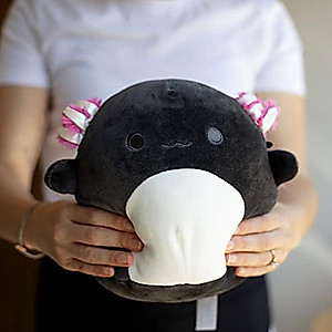 Squishmallows 8" Jaelyn The Black Axolotl - Officially Licensed Kellytoy Plush - Collectible Soft & Squishy Axolotl Stuffed Animal Toy - Add to Your Squad - Gift for Kids, Girls & Boys - 8 Inch