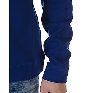 Versace Collection Sweatshirt logo Cotton for men V800687SVJ00358 (as1, alpha, s, regular, regular, Blue, Small)