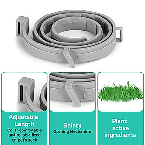 UrbanX Natural Flea Flea & Tick Treatment & Prevention Collar for Medium & Large Dogs, Waterproof, Adjustable (2 Packs)