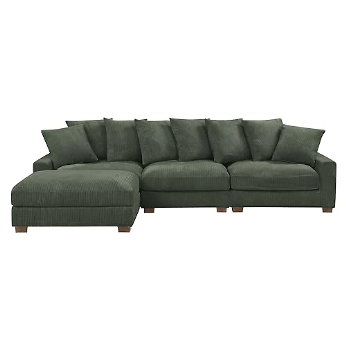 Oadeer Home Modular Sectional, Green