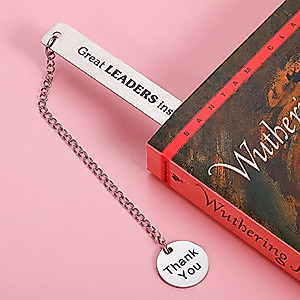 Boss Gifts for Christmas Stocking Stuffers Bookmark Leader Boss Lady Employee Appreciation Thank You Gifts for Mentor Manager Supervisor Farewell Gift for Coworker Retirement Promotion Birthday