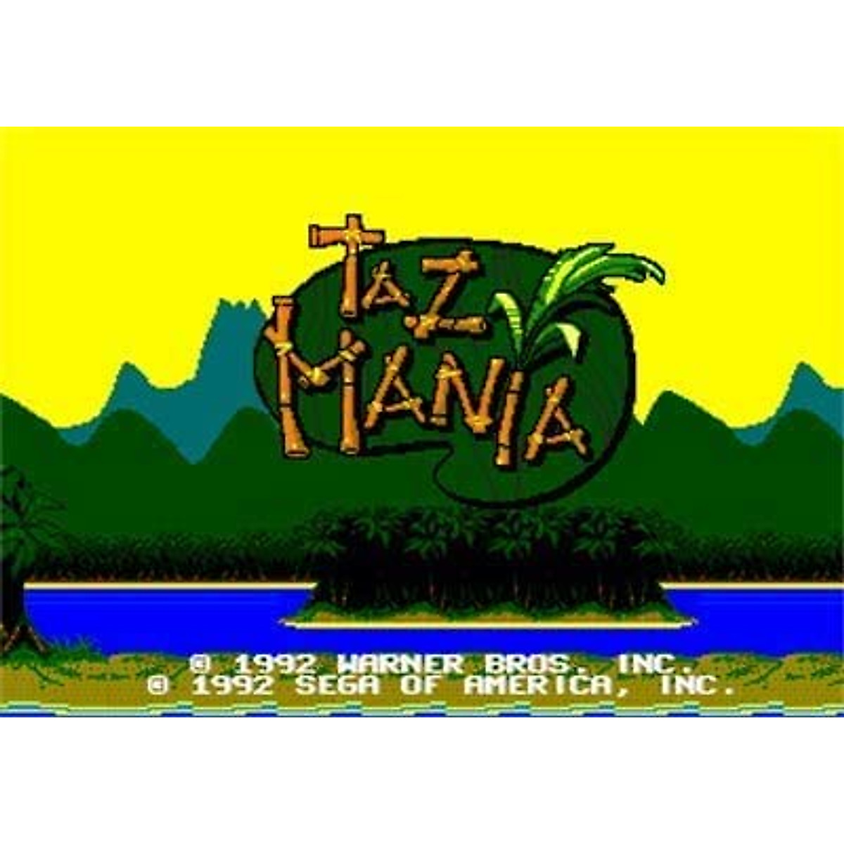 Taz-Mania (Sega Genesis) – Reproduction Video Game Cartridge