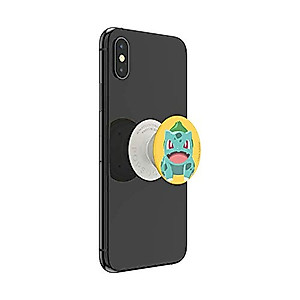PopSockets: PopGrip with Swappable Top for Phones and Tablets - Bulbasaur Knocked (Gloss)