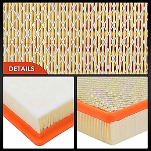 A-Premium Engine Air Filter Compatible with Buick Regal & Cadillac XTS & Chevrolet Impala, Malibu, Malibu Limited, 2013-2020, 2.0L 2.5L 3.6L, Flexible Panel, Replace# 22989313