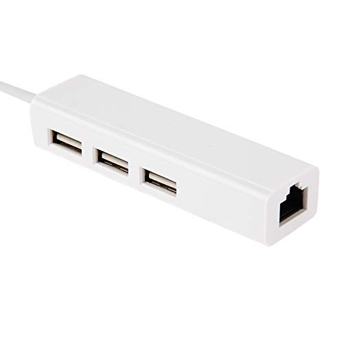 Jiali USB-C Hub Converter USB-C/Type-C 3.1 to 3 Ports USB HUB + Ethernert Adapter, for Galaxy S8 & S8 + / LG G6 / Huawei P10 & P10 Plus/Xiaomi Mi6 & Max 2 and Other Smartphones