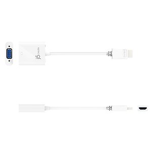 j5create HDMI to VGA Adapter (Male to Female) for Laptop, Notebook, Computer, Desktop, PC, Chromebook, Monitor, Projector, Raspberry Pi, Roku, Xbox, PS4, PS3 and More (JDA213)