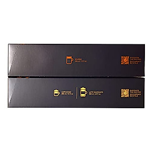 [European Version] Nespresso VertuoLine Barista Creations Variety for Recipes with Milk: Bianco Forte & Bianco Doppio - 20 Coffee Capsules