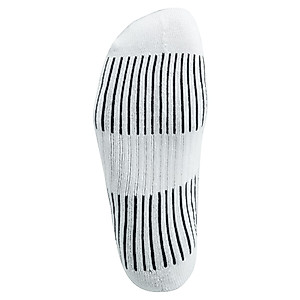 Premium Bamboo Crew Work Socks- Quarter High Moisture Wicking, Odor Eliminating White Quarter Crew Socks for Men Size 9-12 - 3 Pair