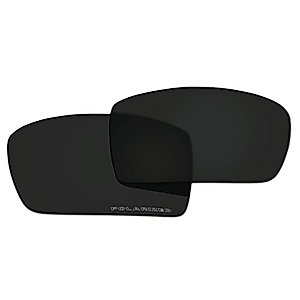 Polarized Replacement Sunglasses Lenses for Oakley Gascan with UV Protection(Black)
