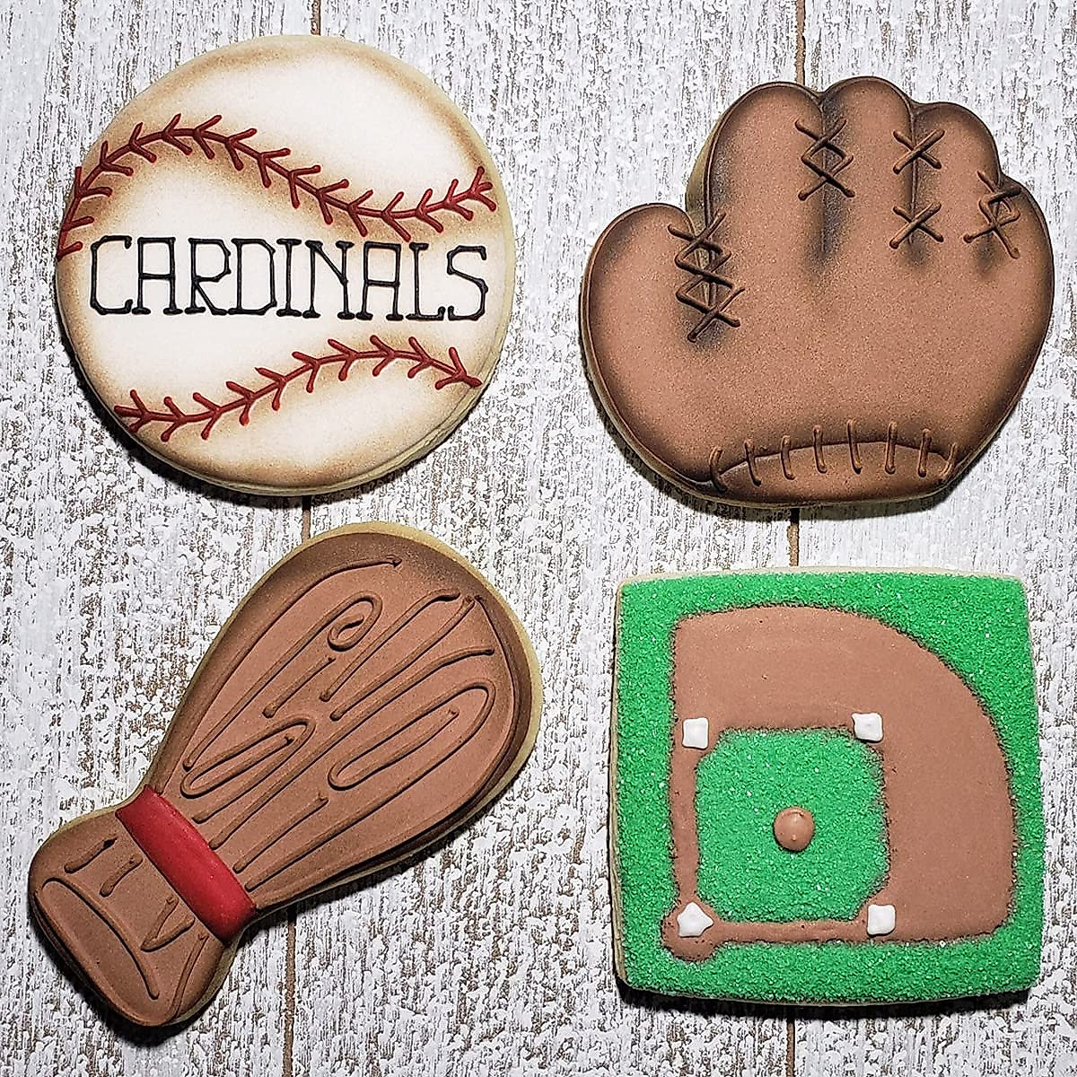 Baseball Cookie Cutters, 7 Pack Baking Molds Stainless Steel Biscuit Sandwich Cake Cutter Set Baseball Cake Decorations for Baby Shower Birthday Party Supplies Favors