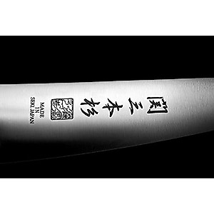 Seki Japan Japanese Seki SANBONSUGI Sushi Chef Knife, 420J2 Stainless Steel Sashimi Deba Knife, Wood Handle, 105 mm (4.1 in)
