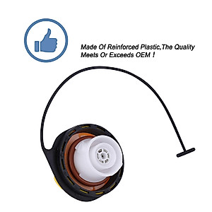 E85 Fuel Tank Cap,Gas Cap Compatible With Chevy GMC Cadillac - 2007-2011 Avalanche, Silverado 1500, Suburban 1500, Tahoe, 2007-2011 Sierra 1500, Yukon, 2009-2011 Escalade,Replace# GT295, 20915990