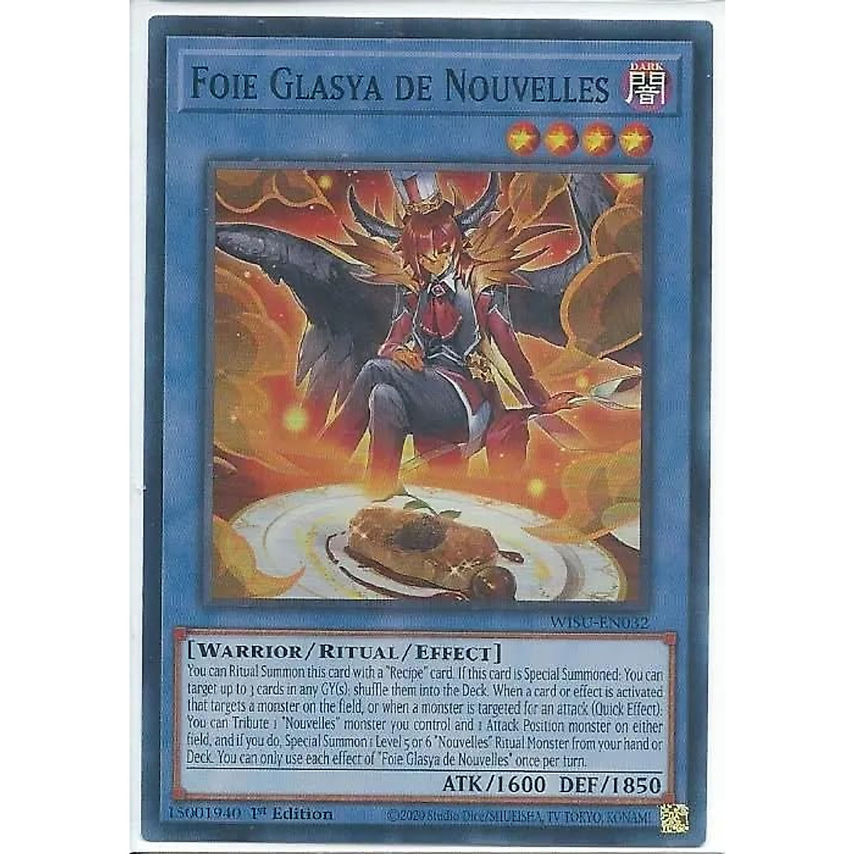 Foie Glasya de Nouvelles - WISU-EN032 - Super Rare - 1st Edition