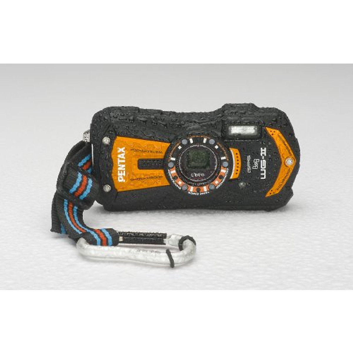 Pentax Optio WG-2 GPS Orange Adventure Series 16 MP Waterproof Digital Camera with 5 X Optical Zoom and GPS
