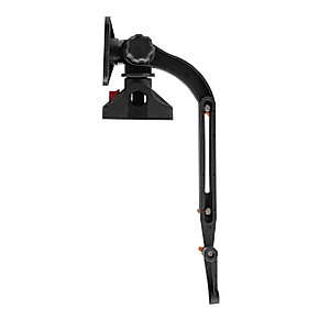 Extreme Max 3006.8669 Universal Fish Finder Head Unit & Transducer Arm Rod Holder Mount for SUPs & Kayaks, Black