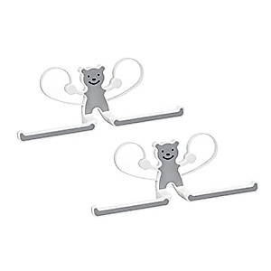 Cabilock 2pcs Hanger Storage Rack Wall Mount Towel Holder Towel Hangers Metal Organizer Shelf Wall Mounted Towel Bar Towel Rack Holder Toilet Towel Toilet Towel Stand Bath Towel Rack Porch