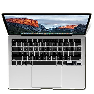 IBENZER Compatible with 2022 2021 2020 MacBook Air 13 inch case M1 A2337 A2179 A1932, Plastic Hard Shell Case for Mac Air 13 Retina Display with Touch ID, Gray, MMA-T13GY