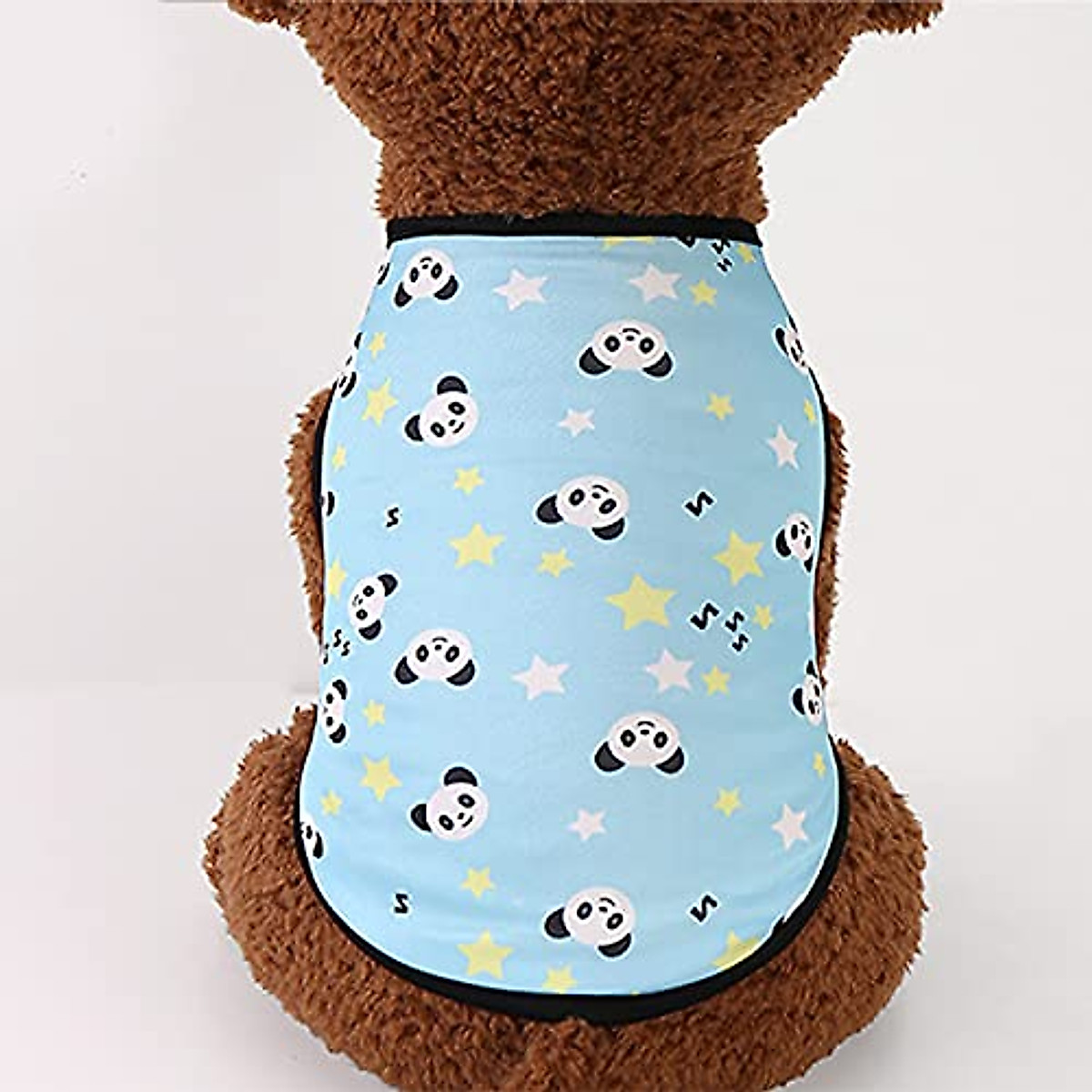 BESUFY Dog Onesie,Puppy T-Shirt Cartoon Printing Adorable Polyester Two-Legged Dog Vest Blouse for Daily Life Little Bee XS