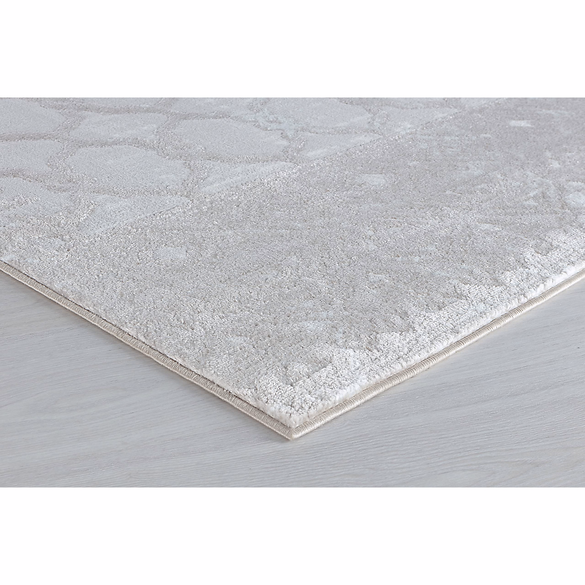 GLORY RUGS Modern Abstract Trellis Area Rug 5x7 Rugs Cream Beige for Home Office Bedroom and Living Room