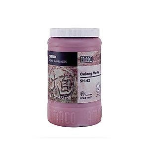 Amaco Shino Lead-Free Glazes - Oolong, Matte, 16 oz
